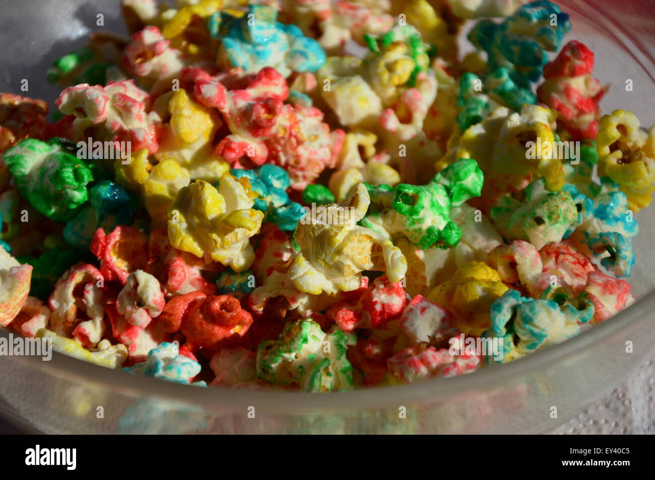 Very Colorful Popcorn Stock Photo - Alamy