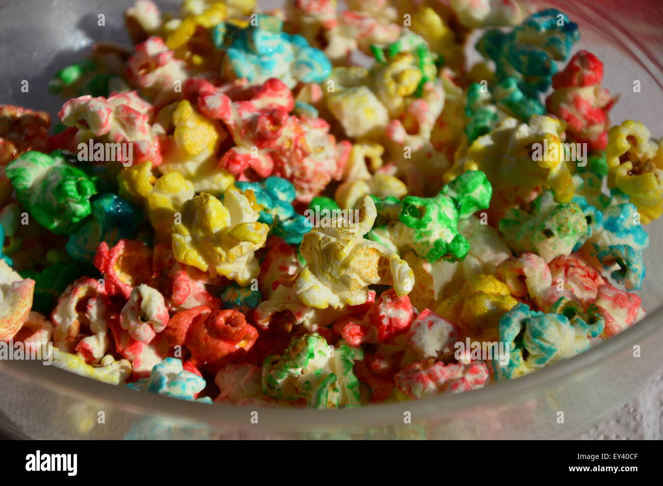 Very Colorful Popcorn Stock Photo - Alamy