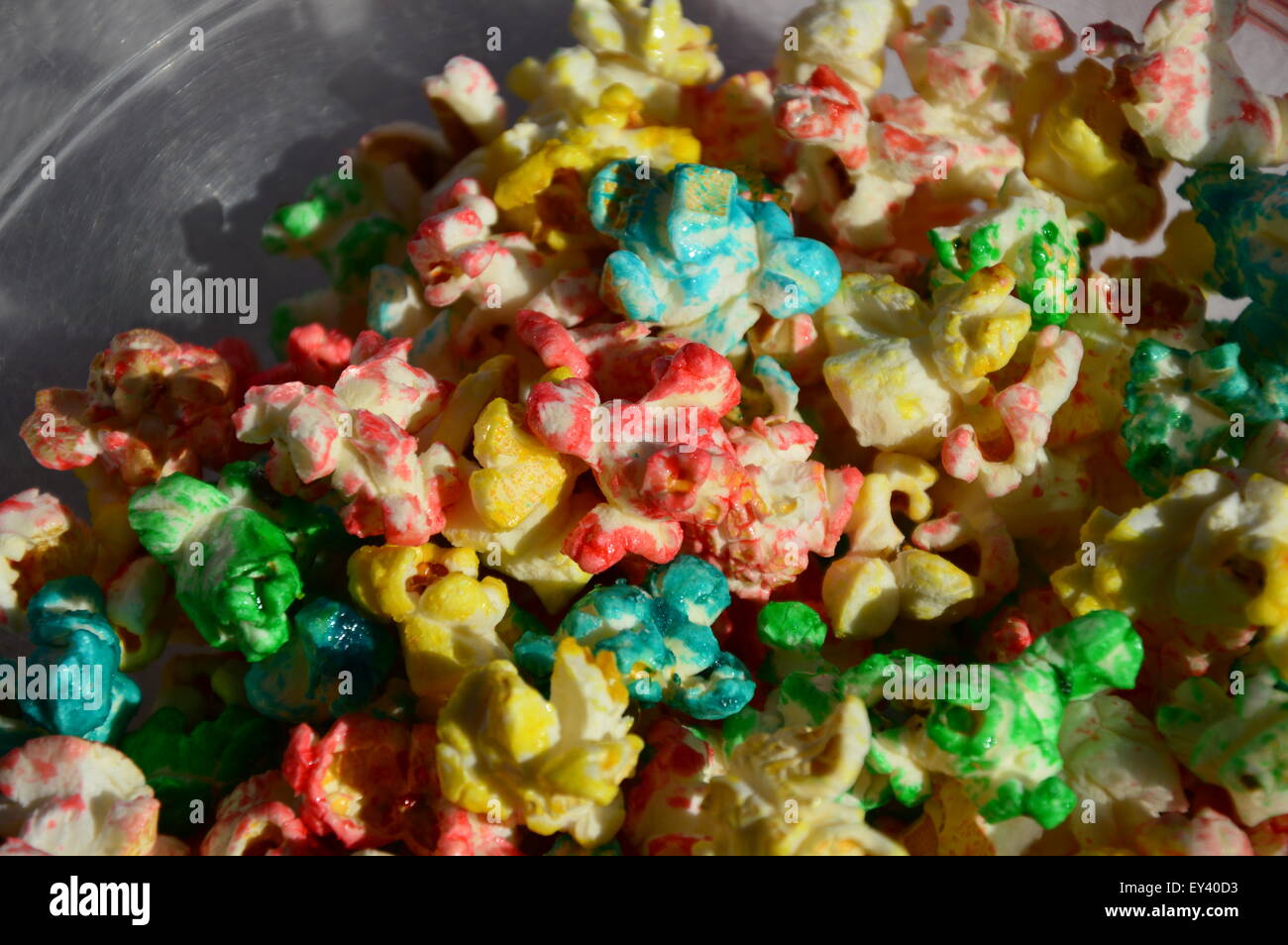 Very Colorful Popcorn Stock Photo - Alamy