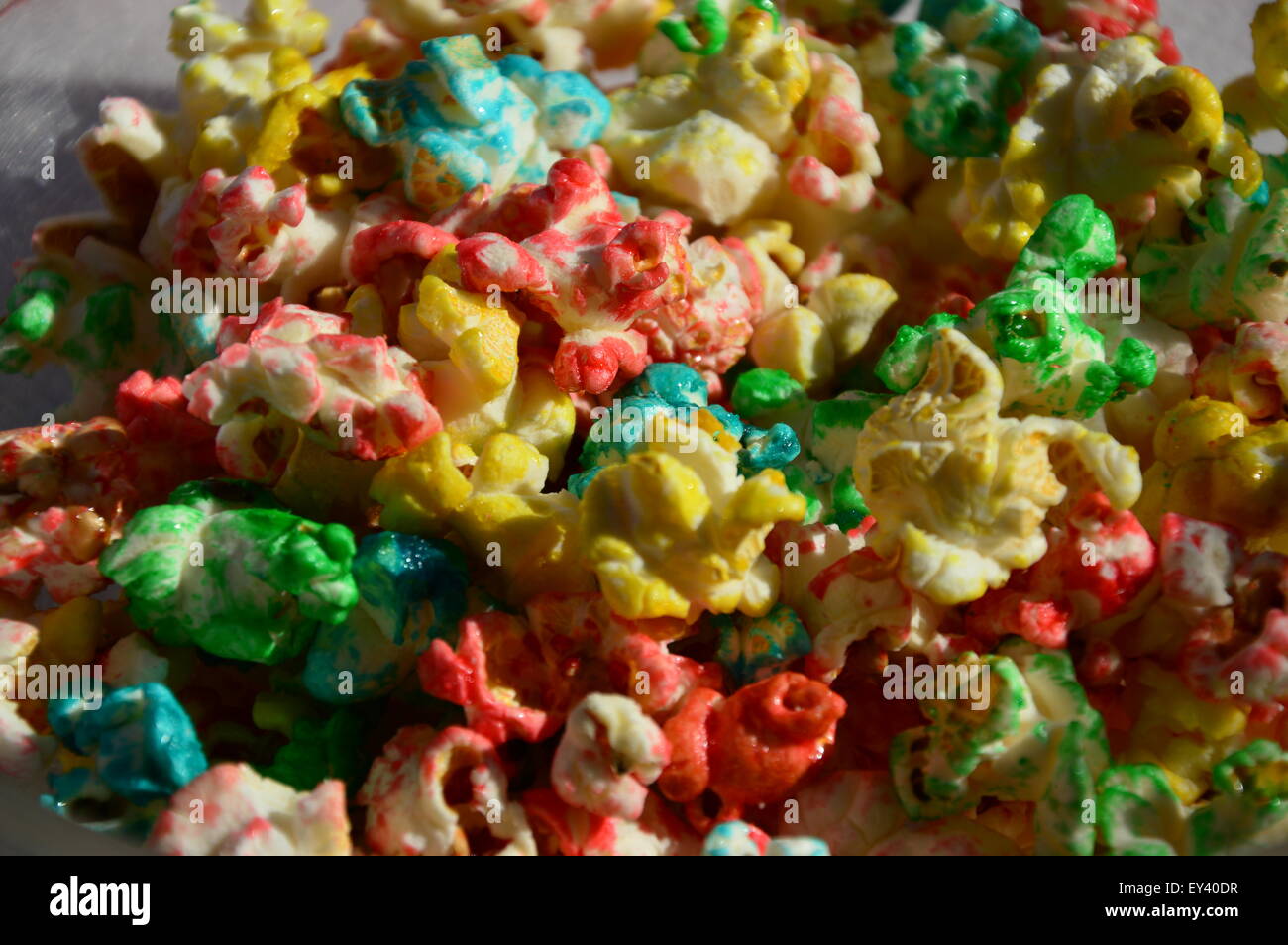 Very Colorful Popcorn Stock Photo - Alamy