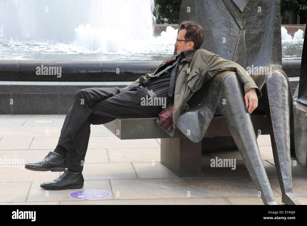 Man laid back relaxing hi-res stock photography and images - Alamy