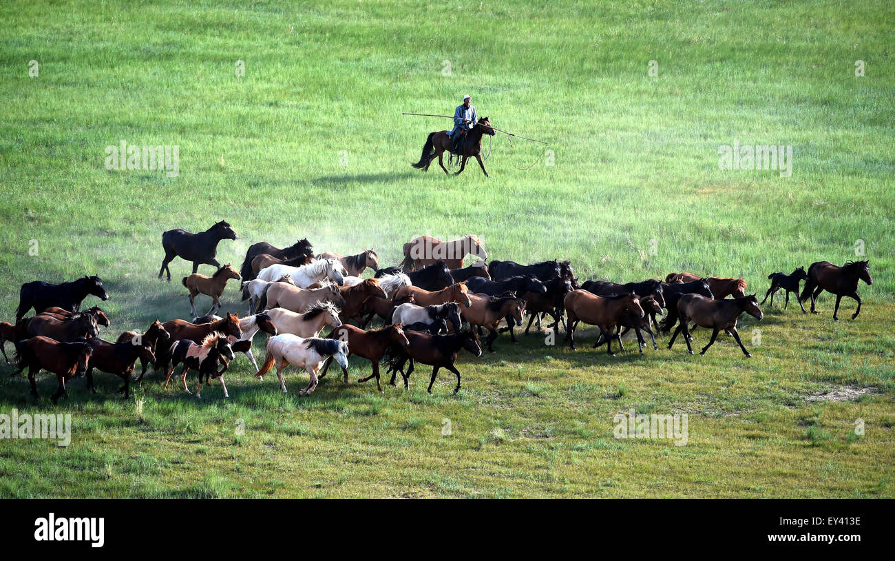 Xilinhot, China's Inner Mongolia Autonomous Region. 21st July, 2015. A ...