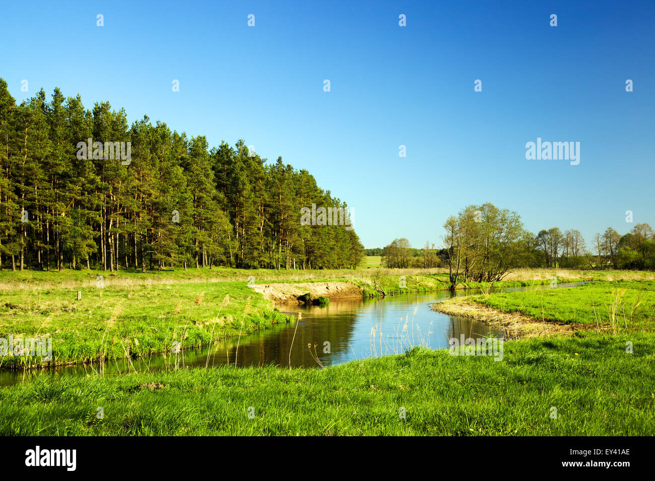 a small river Stock Photo - Alamy
