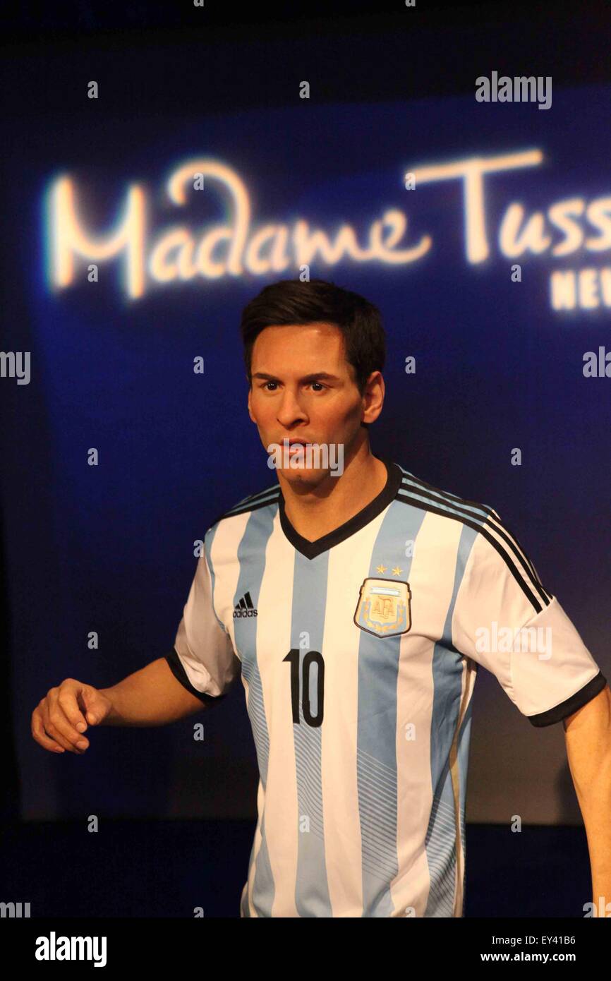 Lionel Messi's wax figure unveiling at Madame Tussauds Featuring ...