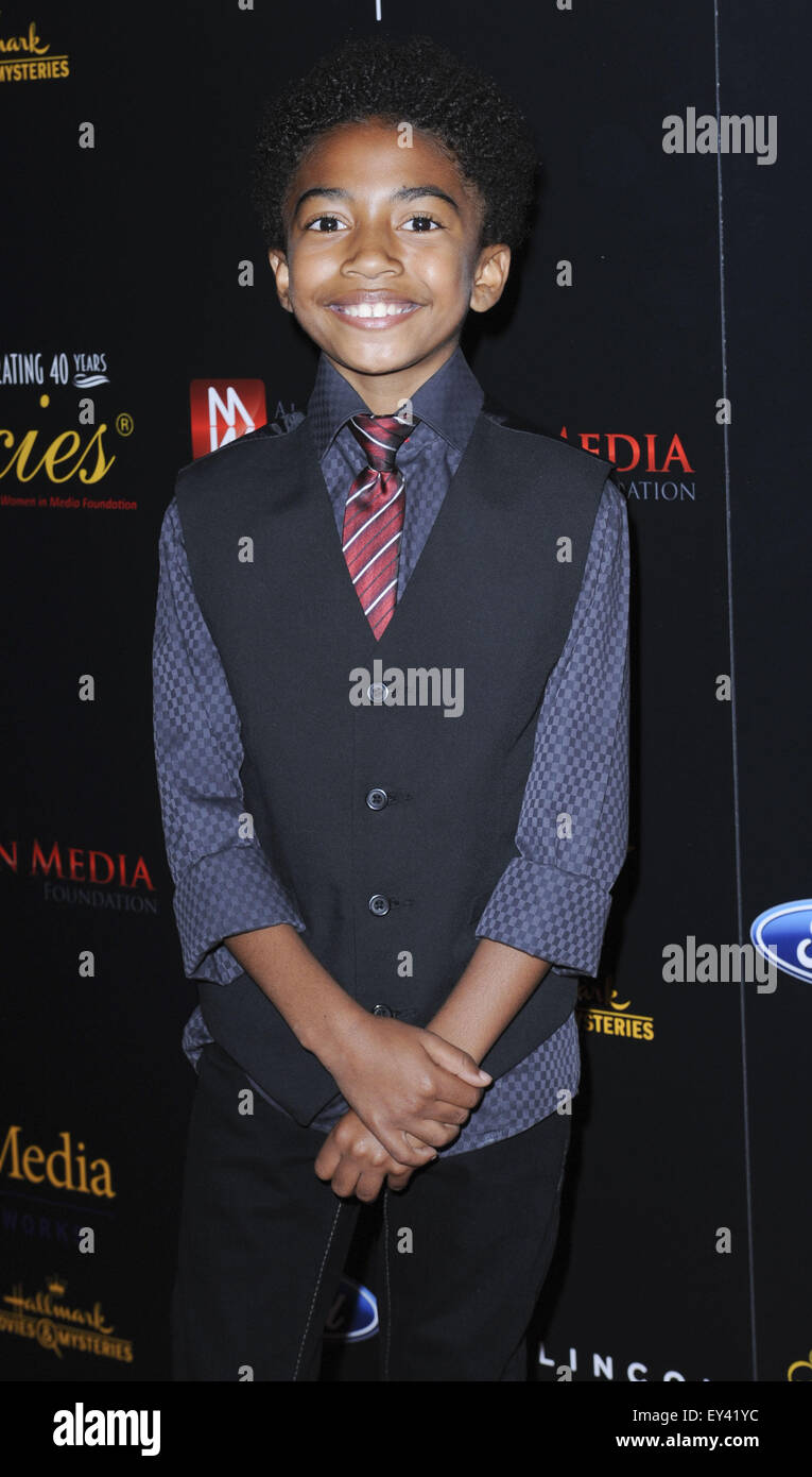 The 40th Annual Graci Awards Featuring: Miles Brown Where: Los Angeles ...