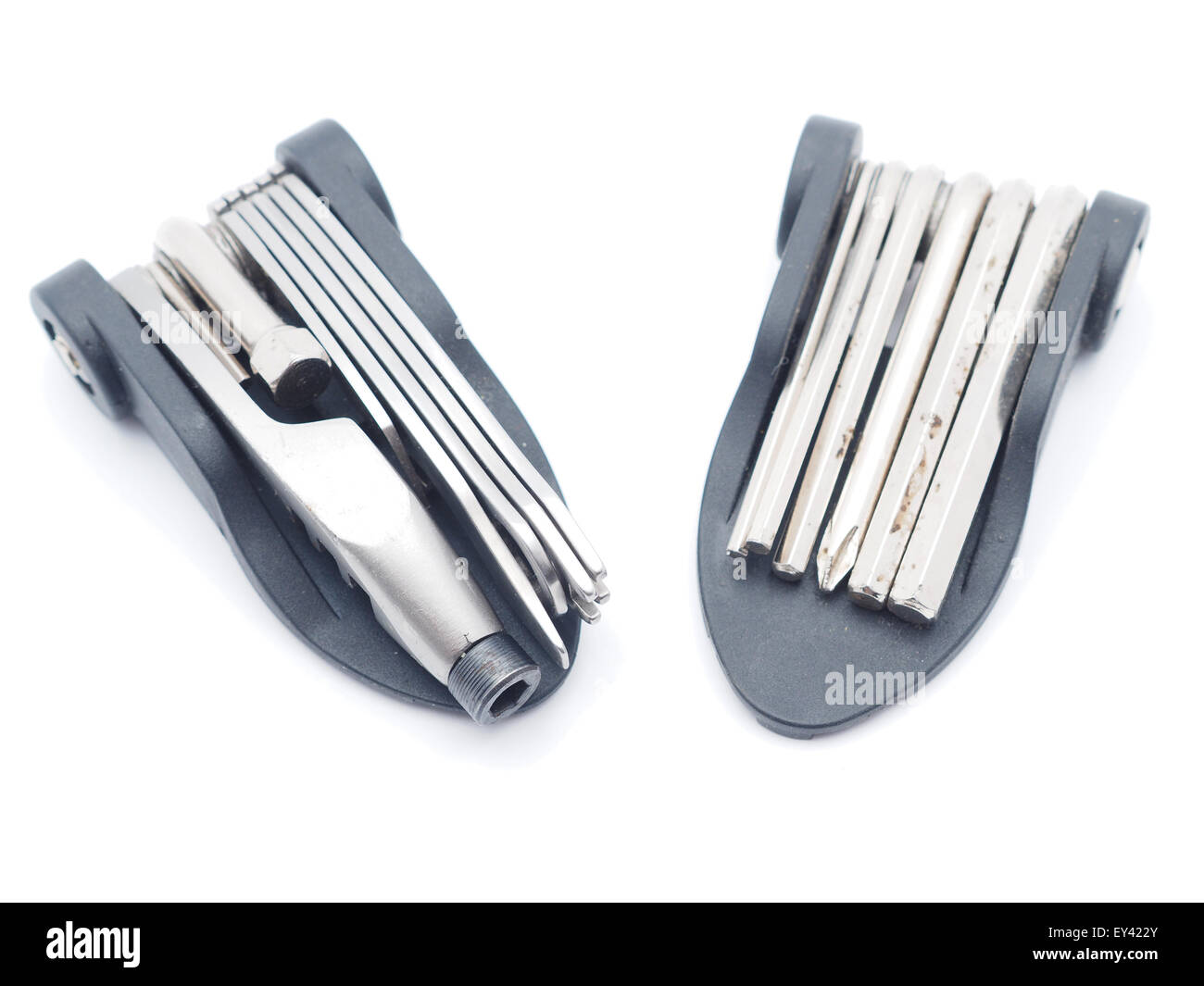 multi-tool on a white background Stock Photo - Alamy