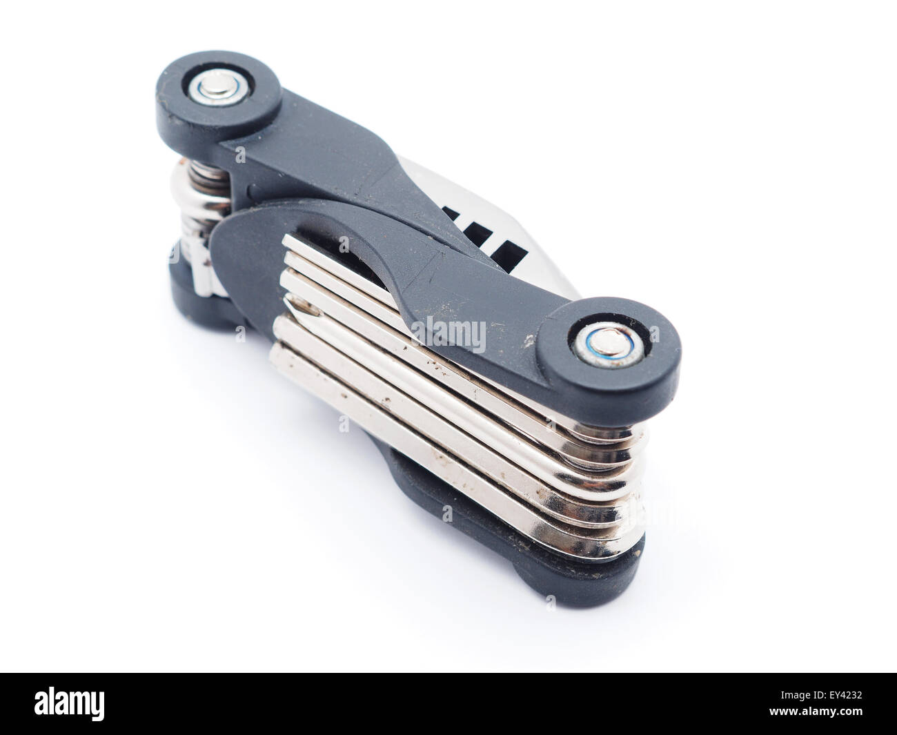 multi-tool on a white background Stock Photo - Alamy