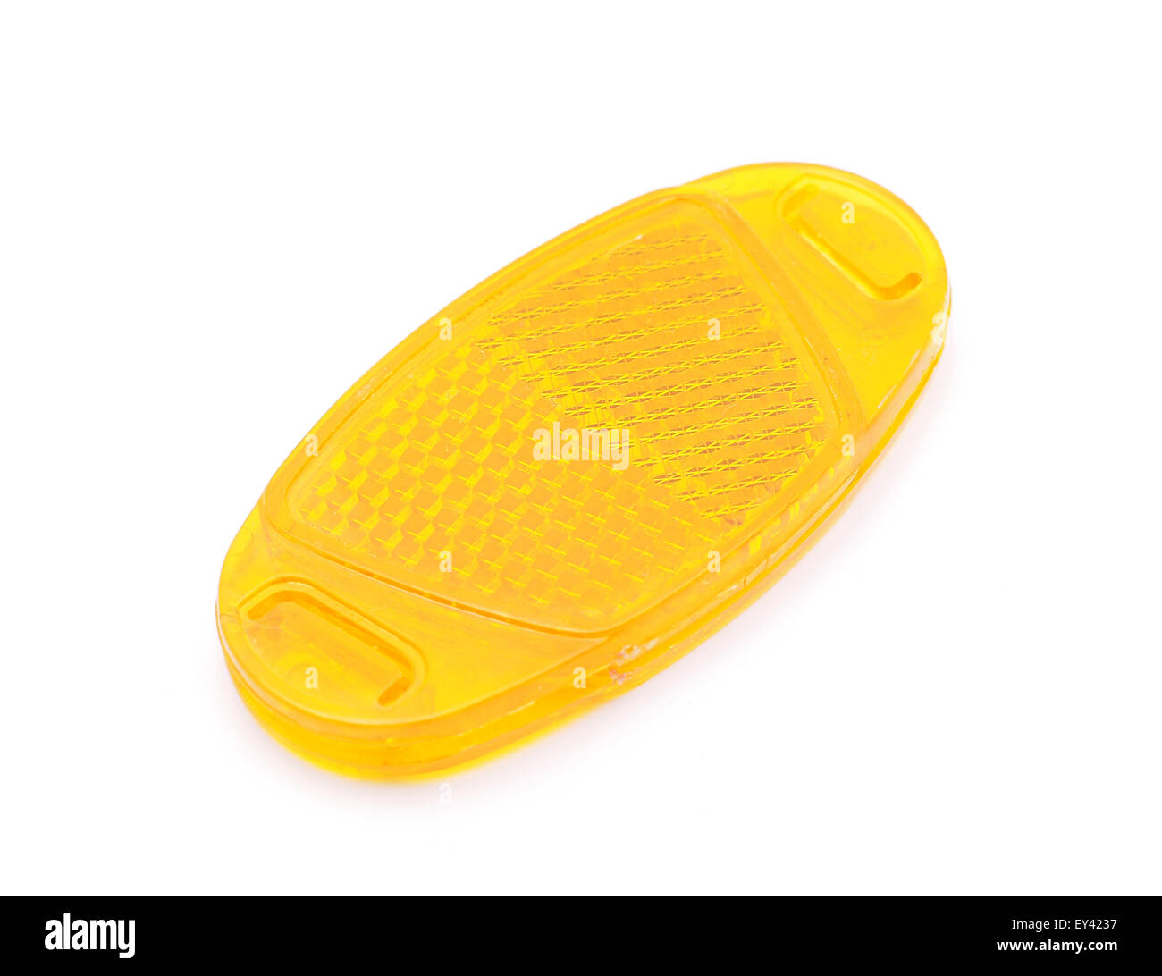 bicycle reflectors on white background Stock Photo - Alamy