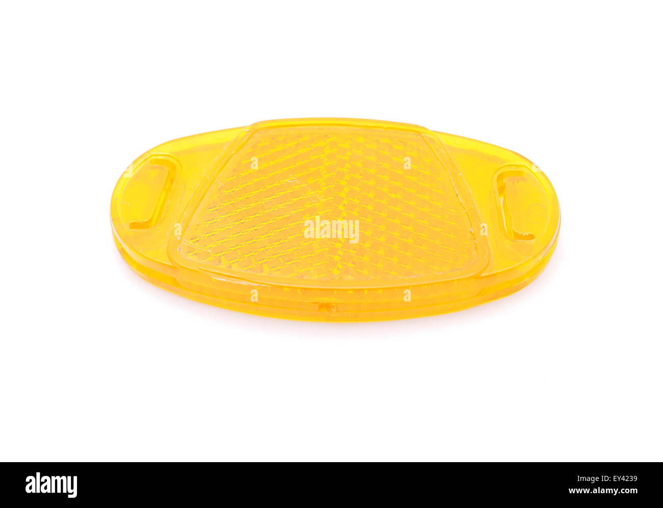 bicycle reflectors on white background Stock Photo - Alamy