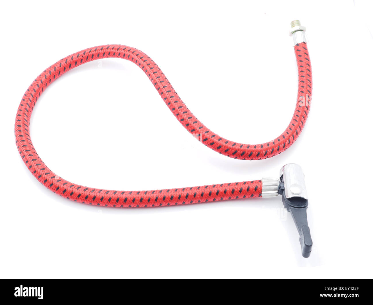 bicycle hose on a white background Stock Photo - Alamy