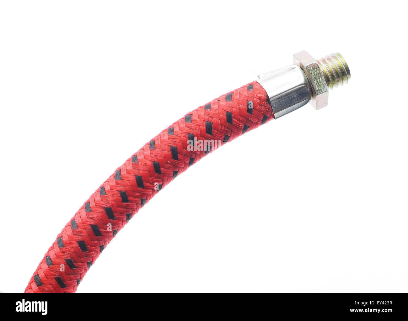bicycle hose on a white background Stock Photo - Alamy