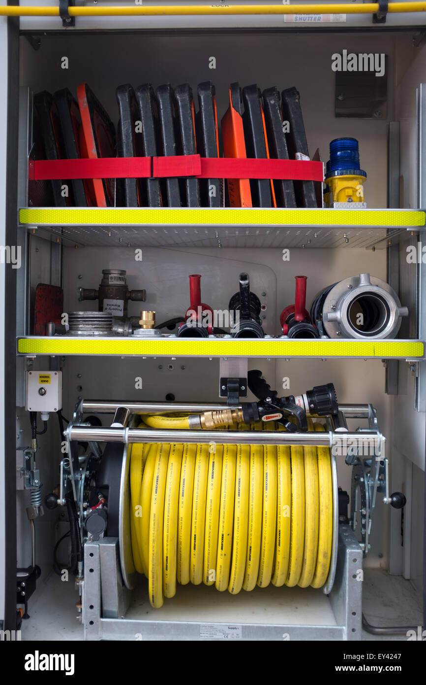 New state of the art UK fire engine appliance Stock Photo - Alamy