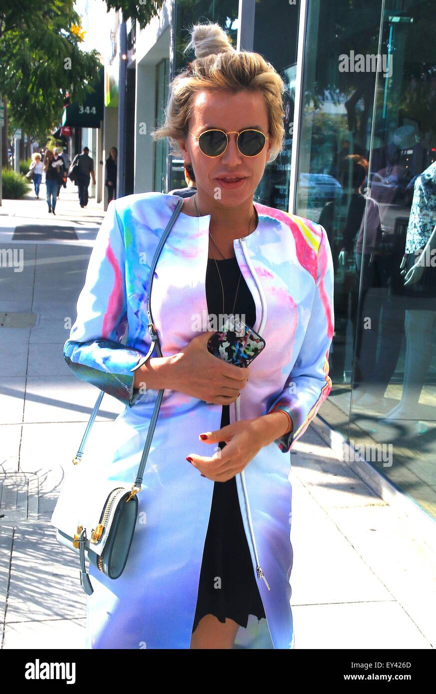 DJ Eva out and about in Beverly Hills Featuring: DJ Eva Where: Los ...