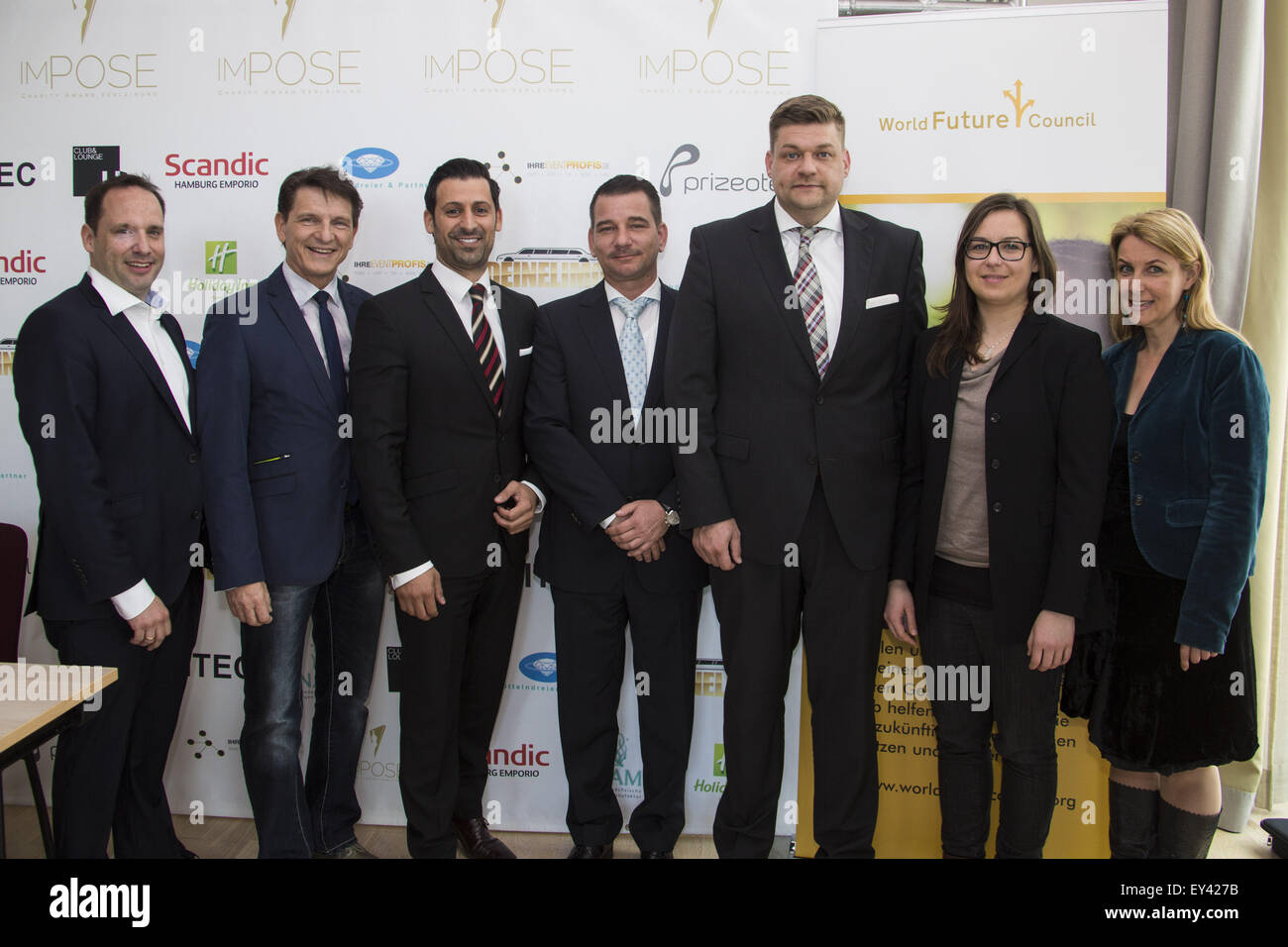 ImPose Charity Award - Press Conference held at the Hotel Scandic in ...