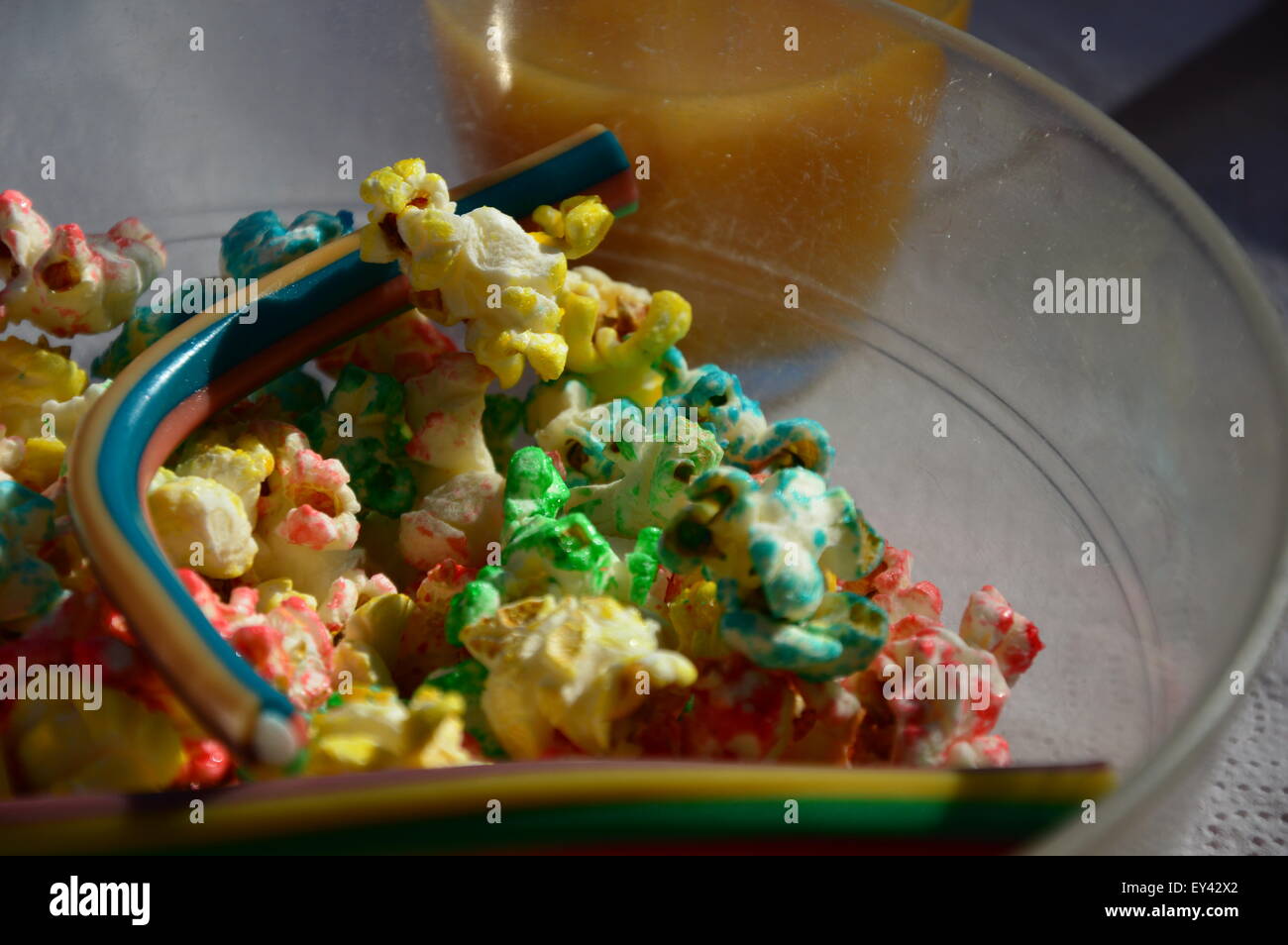 Very Colorful Popcorn Stock Photo - Alamy