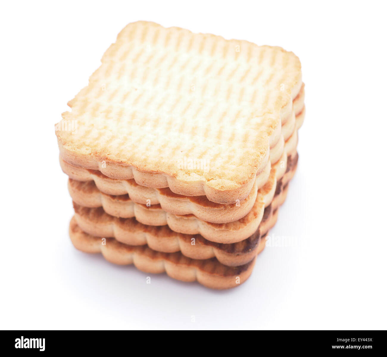 cookies on a white background Stock Photo - Alamy