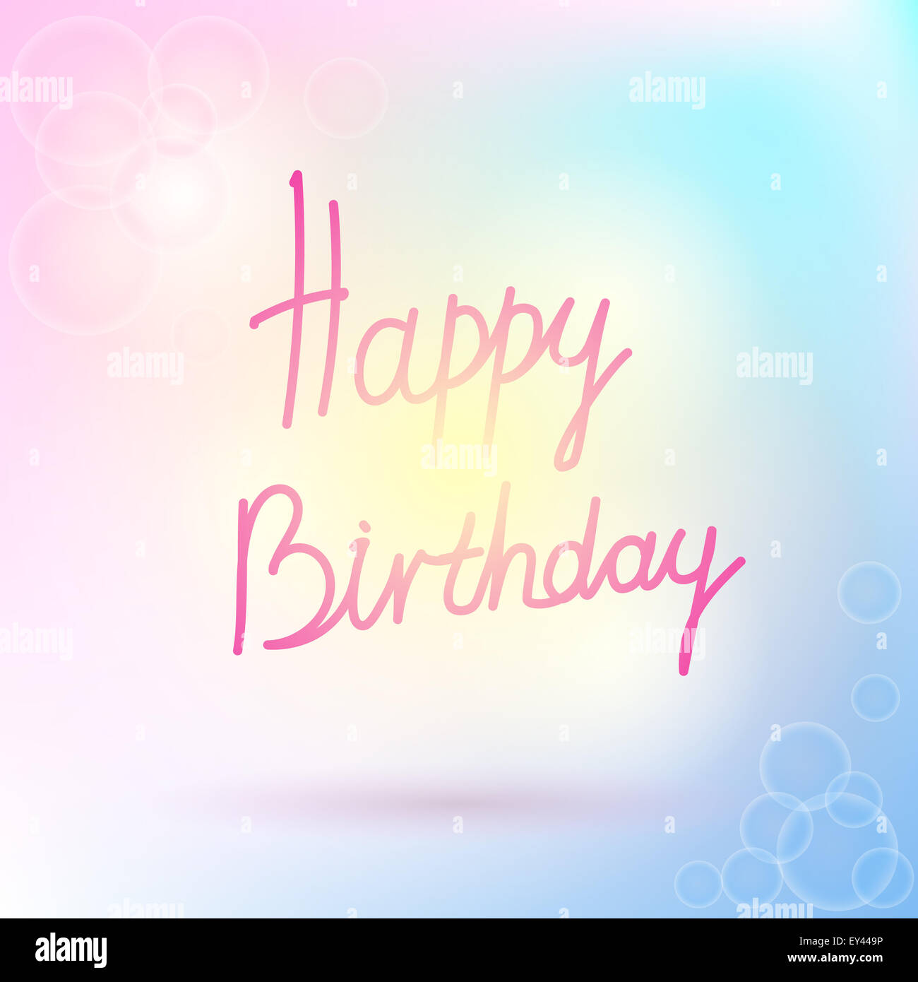 Happy birthday text Stock Photo - Alamy