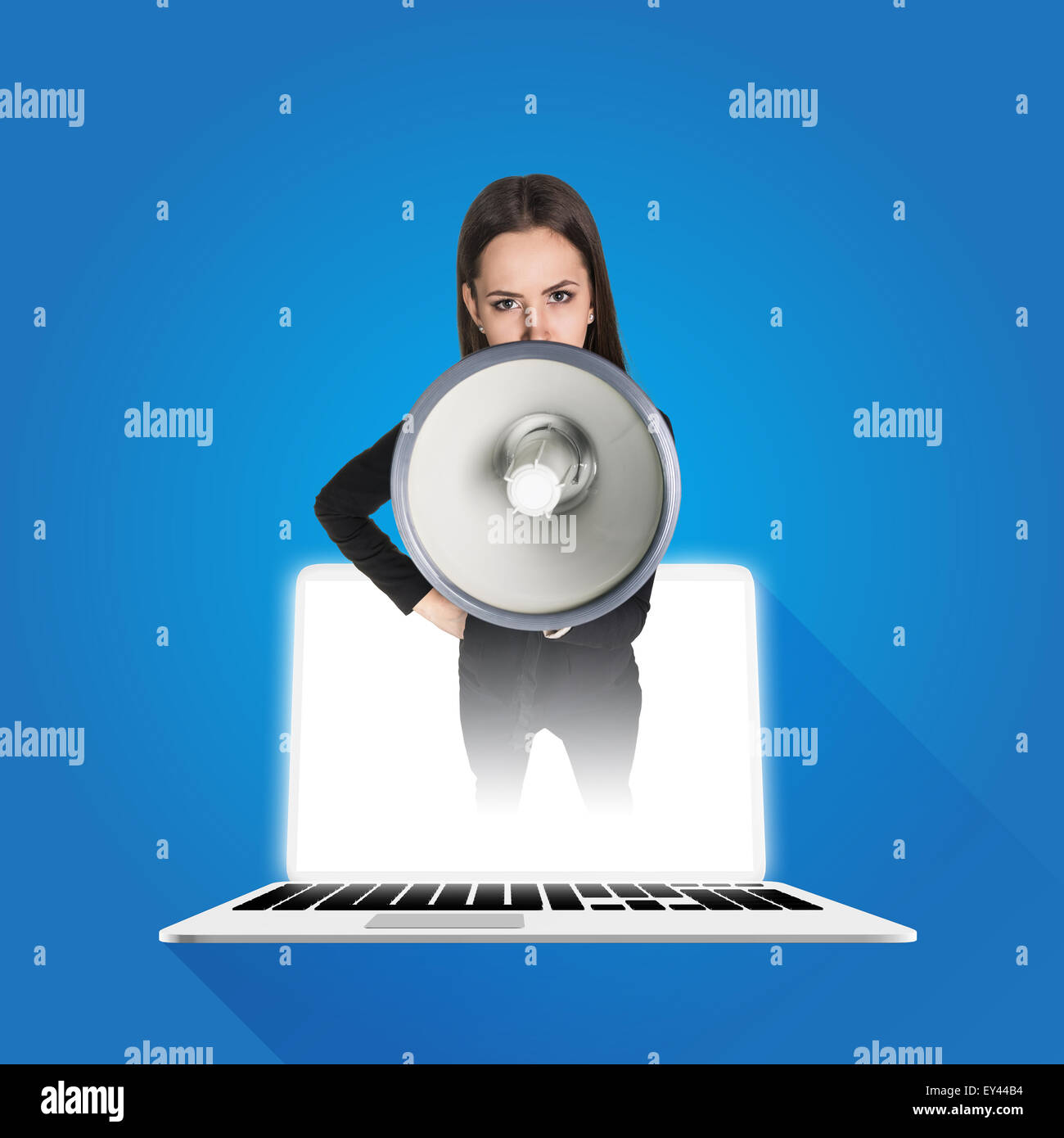 Coming young beautiful businesswoman hi-res stock photography and ...