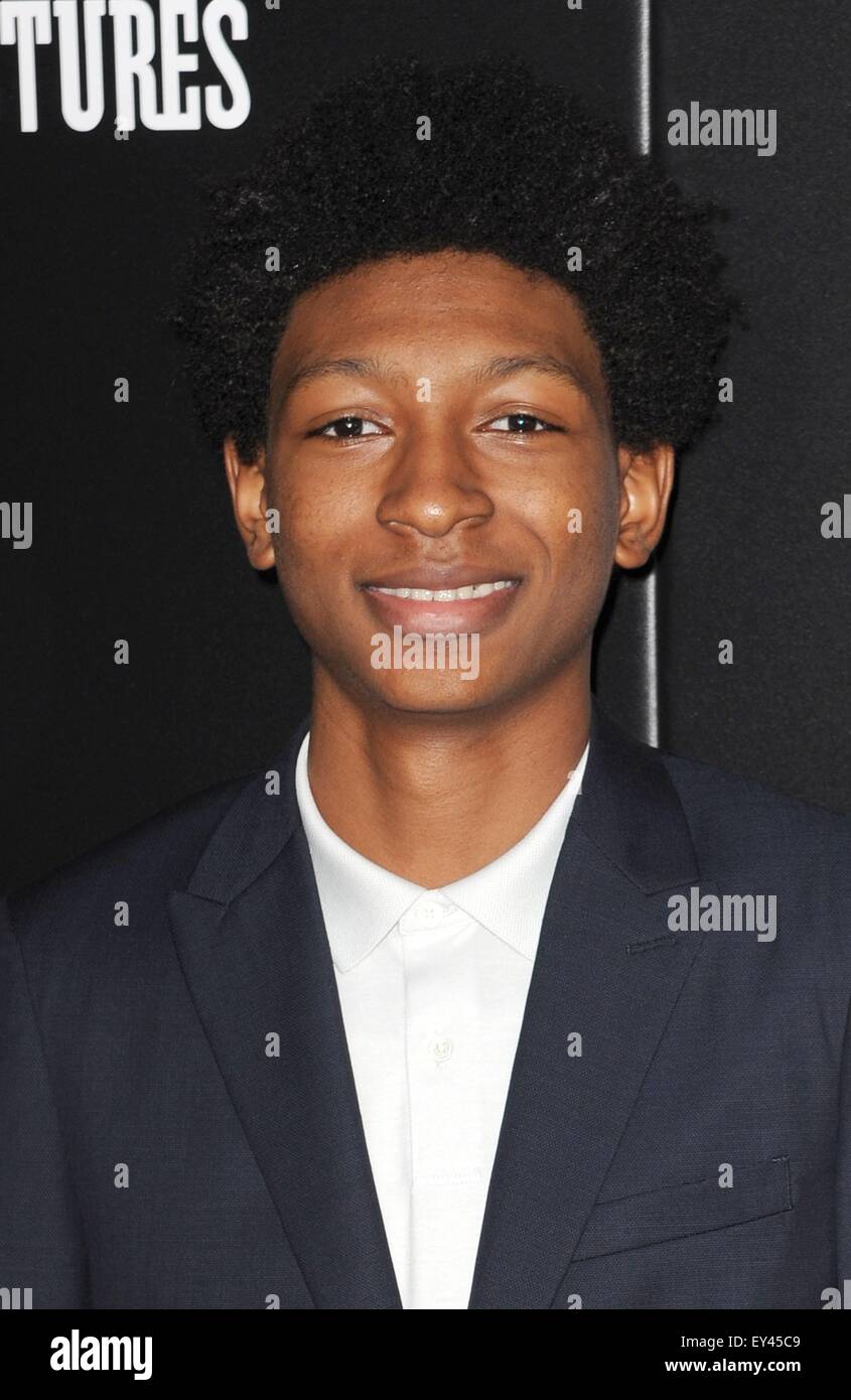 New York, NY, USA. 20th July, 2015. Skylan Brooks at arrivals for ...