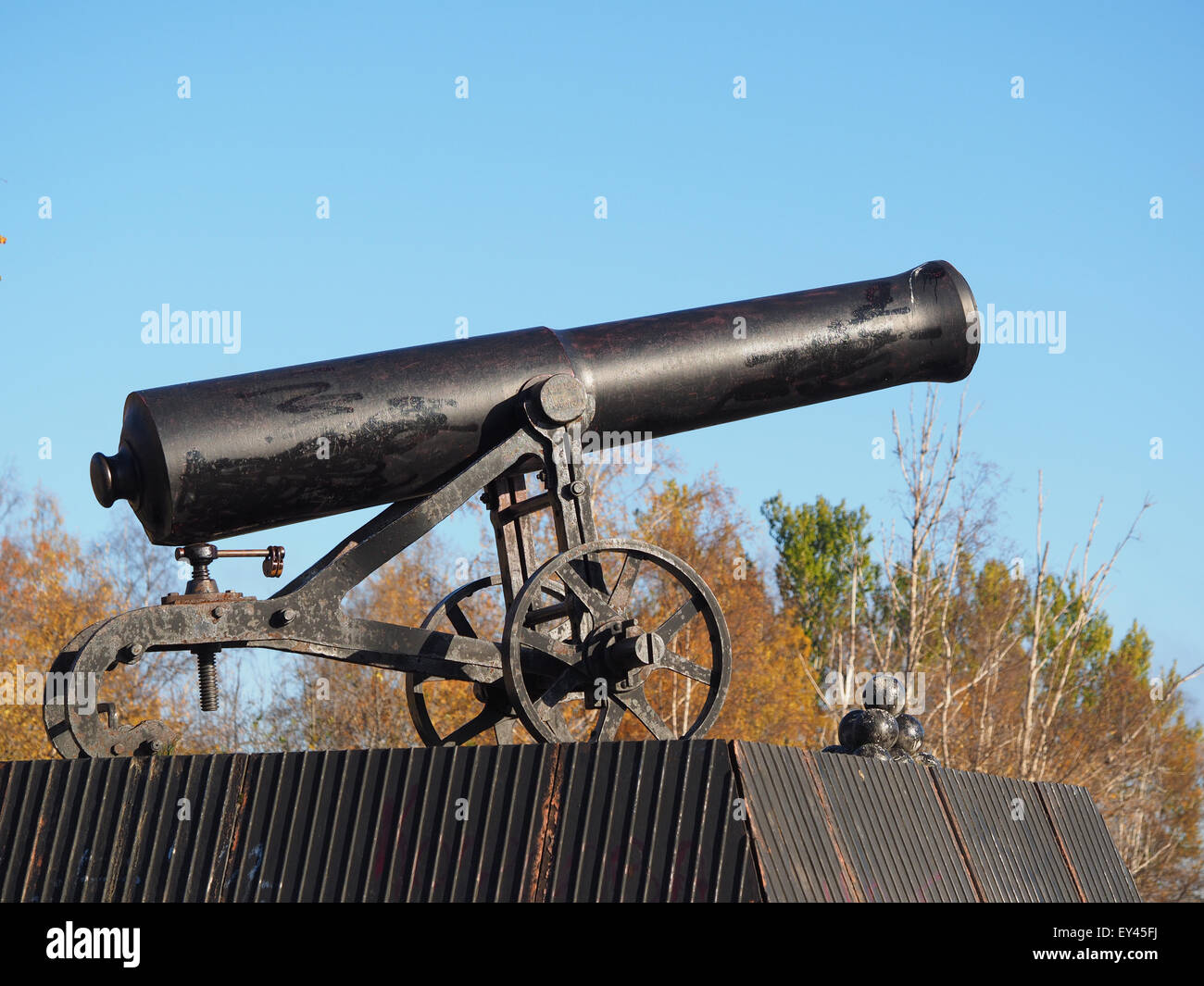 gun in the park Stock Photo - Alamy
