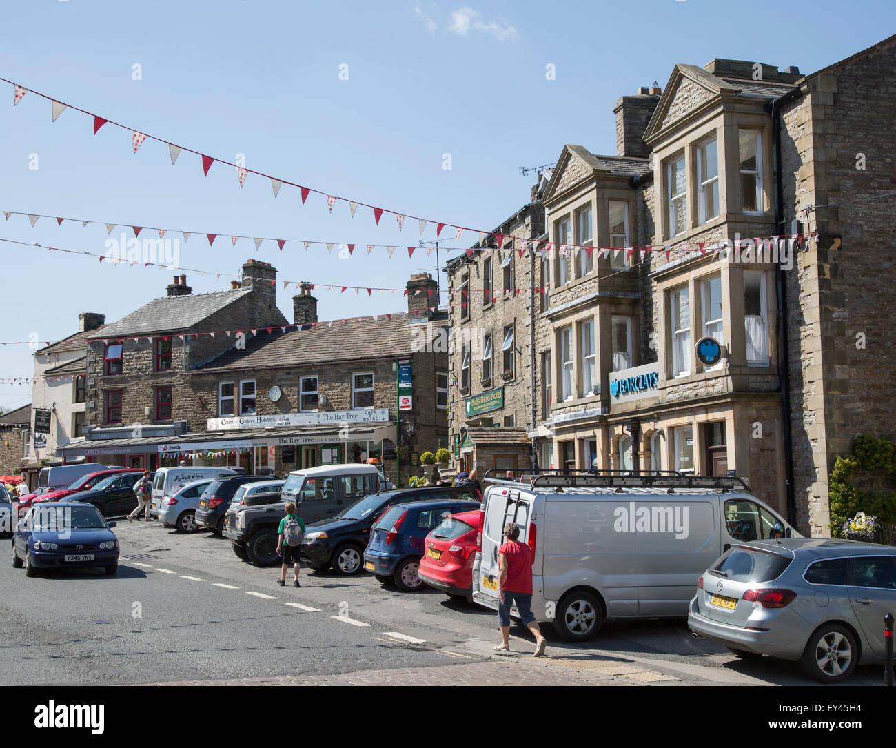 Village of Hawes, Yorkshire Dales national park, England, UK Stock ...