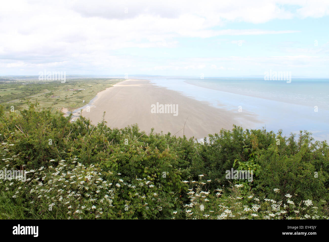 Pendine Sands beach, Carmarthenshire, Wales. UK Stock Photo - Alamy