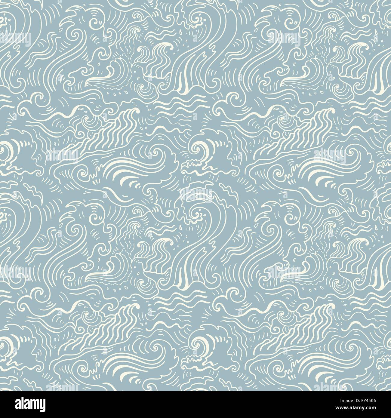 Sea waves. Seamless background Stock Vector Image & Art - Alamy