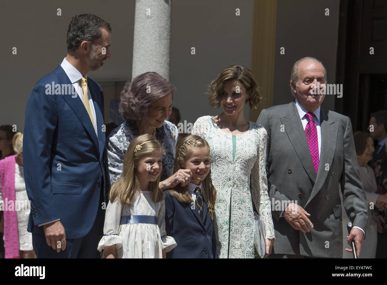 First Communion of Princess Leonor of Spain at the Asuncion de Nuestra ...