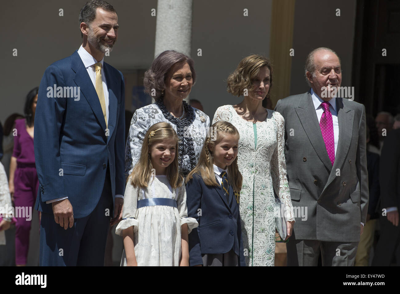 First Communion of Princess Leonor of Spain at the Asuncion de Nuestra ...