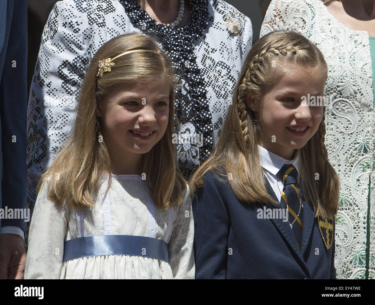 First Communion of Princess Leonor of Spain at the Asuncion de Nuestra ...