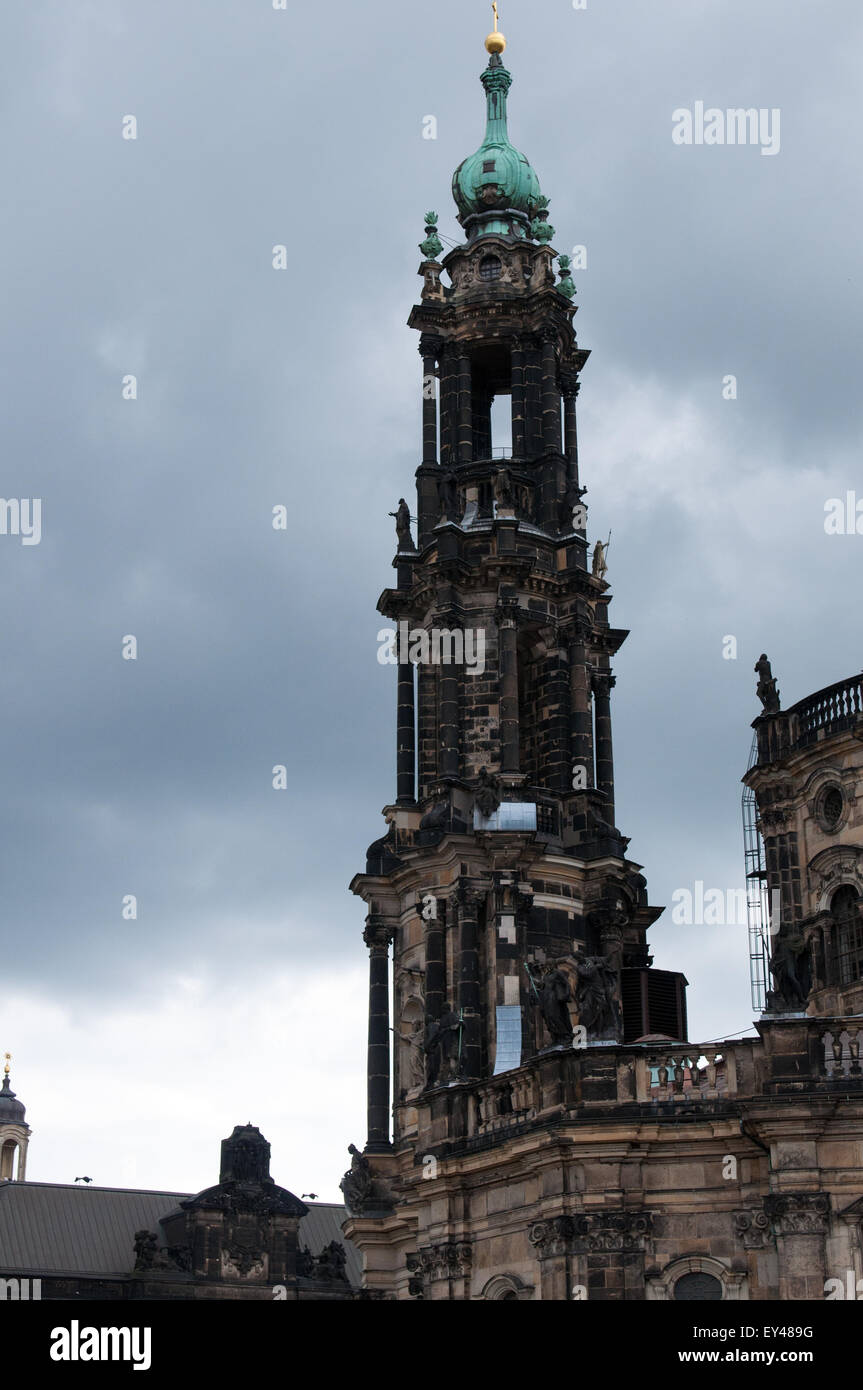 Sights of the city of Dresden. Germany. Ancient architecture Stock ...