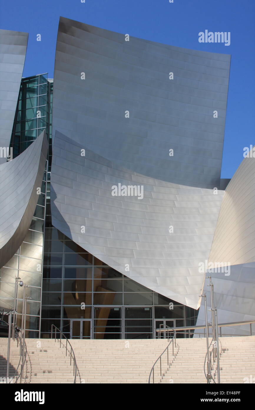 Walt Disney Concert Hall in Los Angeles, Southern California, USA Stock ...