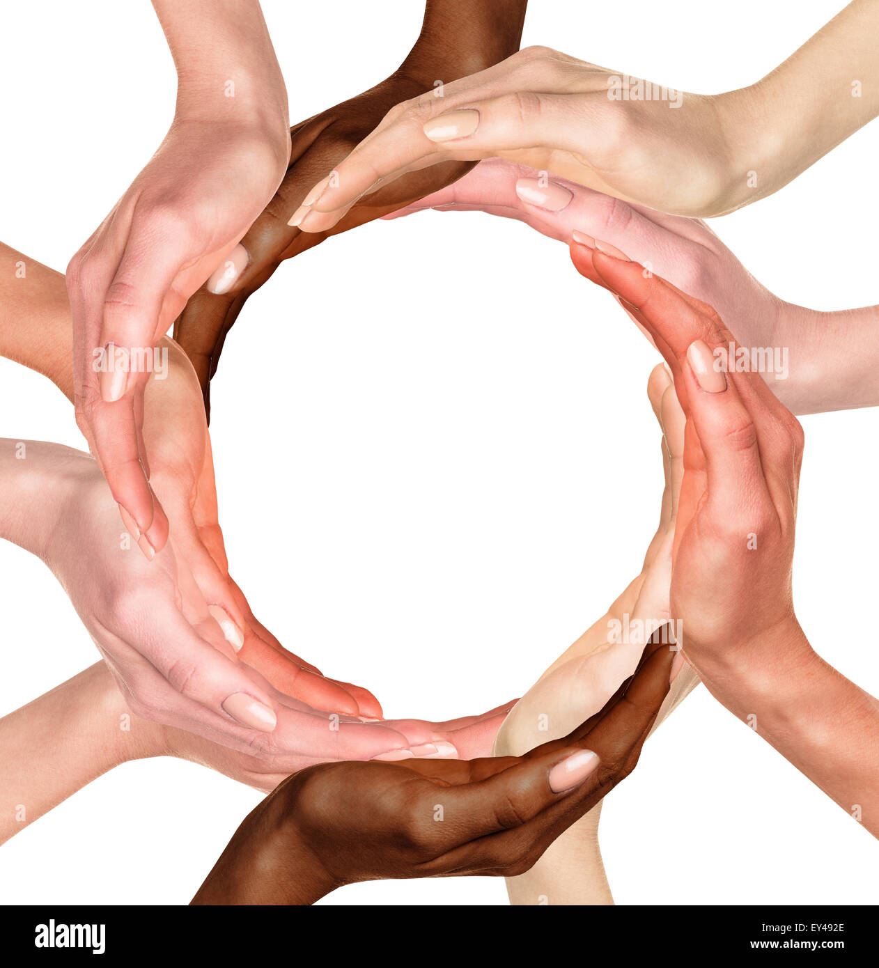 Multiracial unity concept hi-res stock photography and images - Alamy