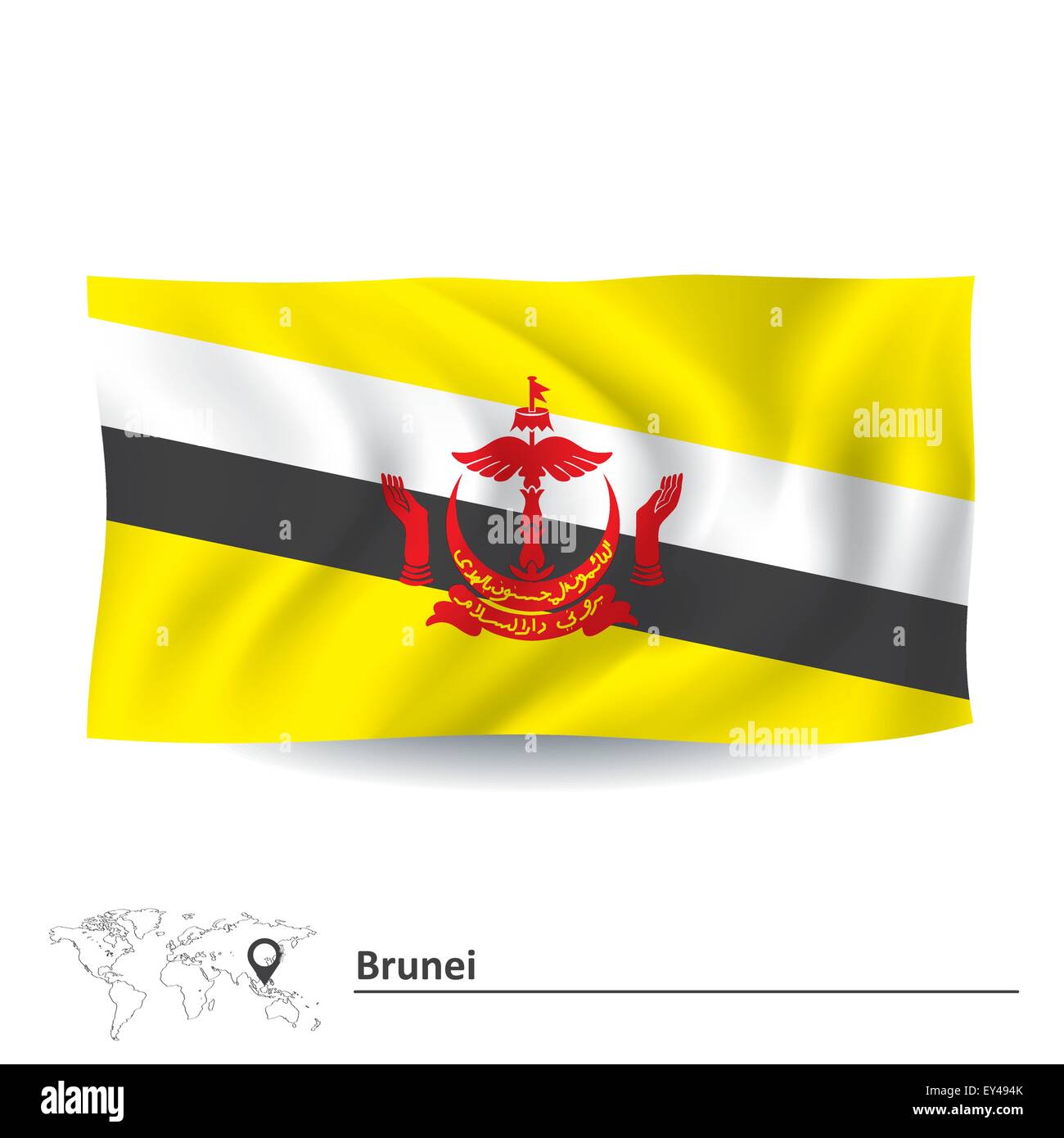 Brunei Flag Logo