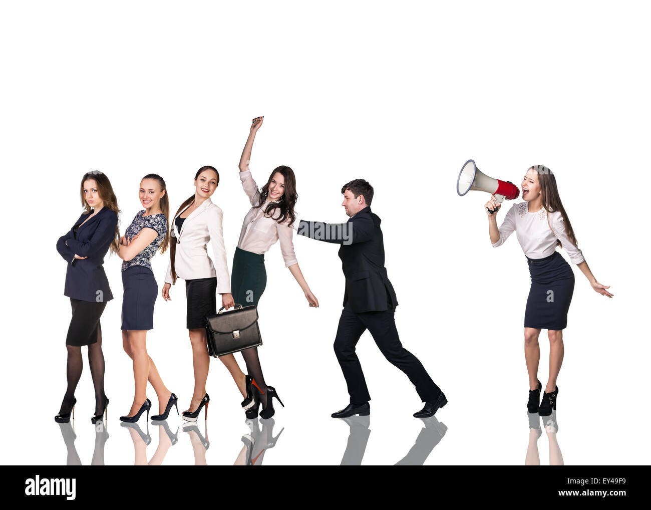 Advertisement team Cut Out Stock Images & Pictures - Alamy