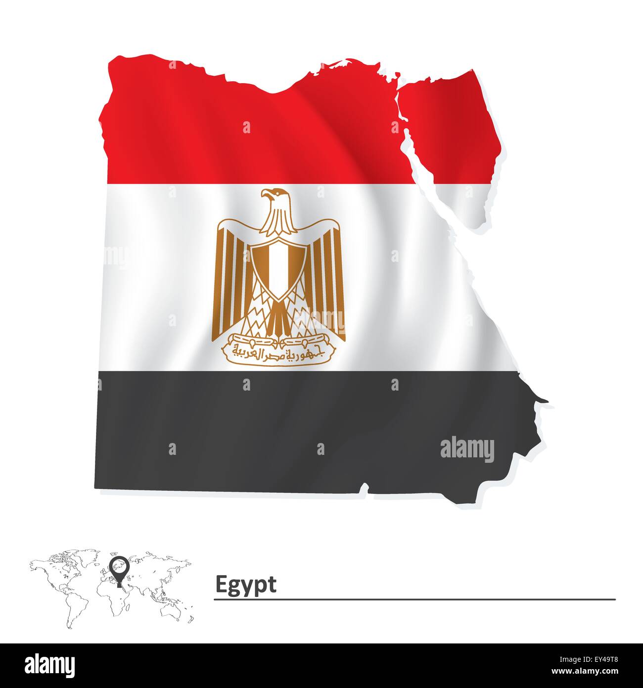 Map of egypt Stock Vector Images - Alamy