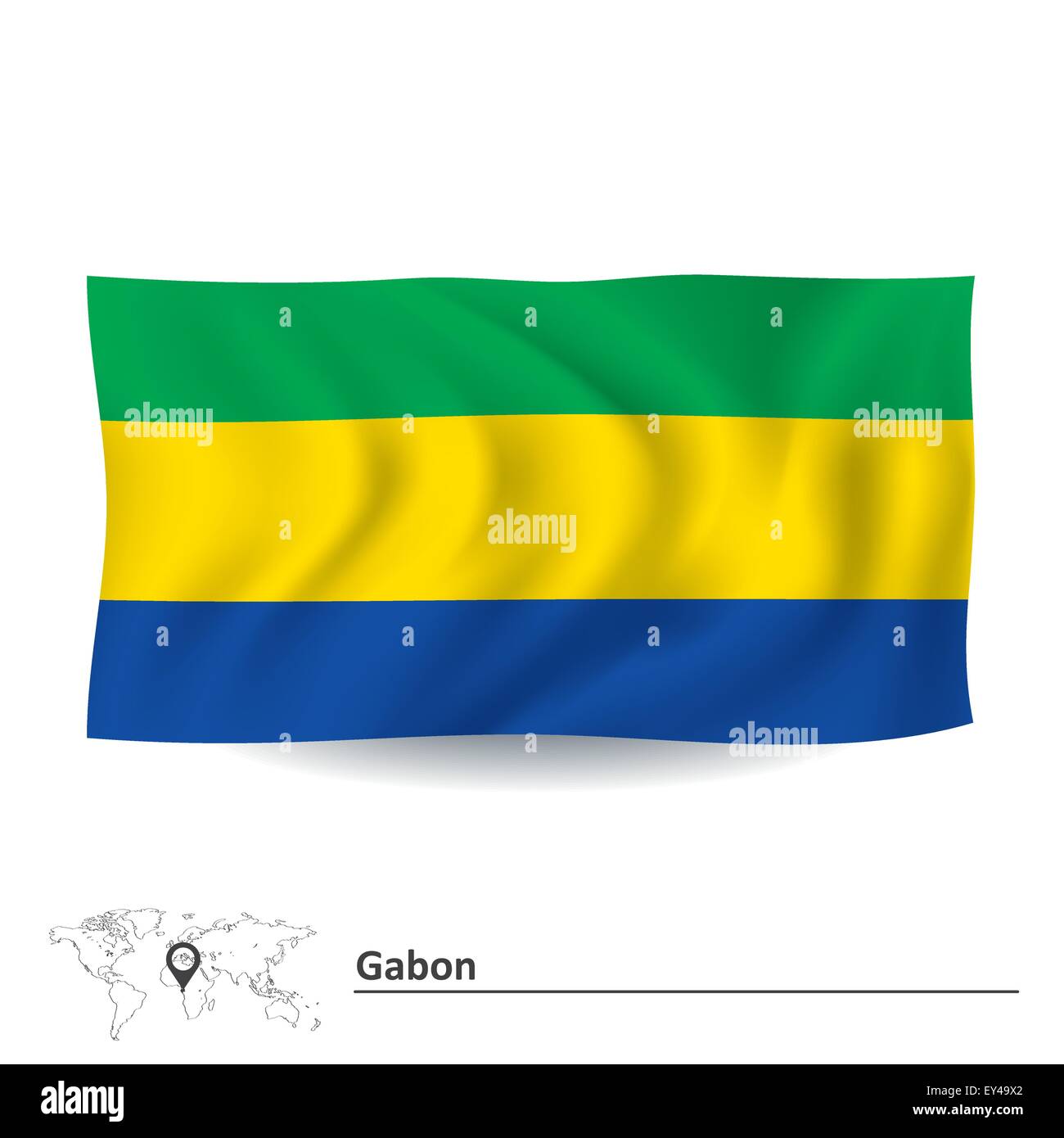 Gabon map vector vectors hi-res stock photography and images - Alamy
