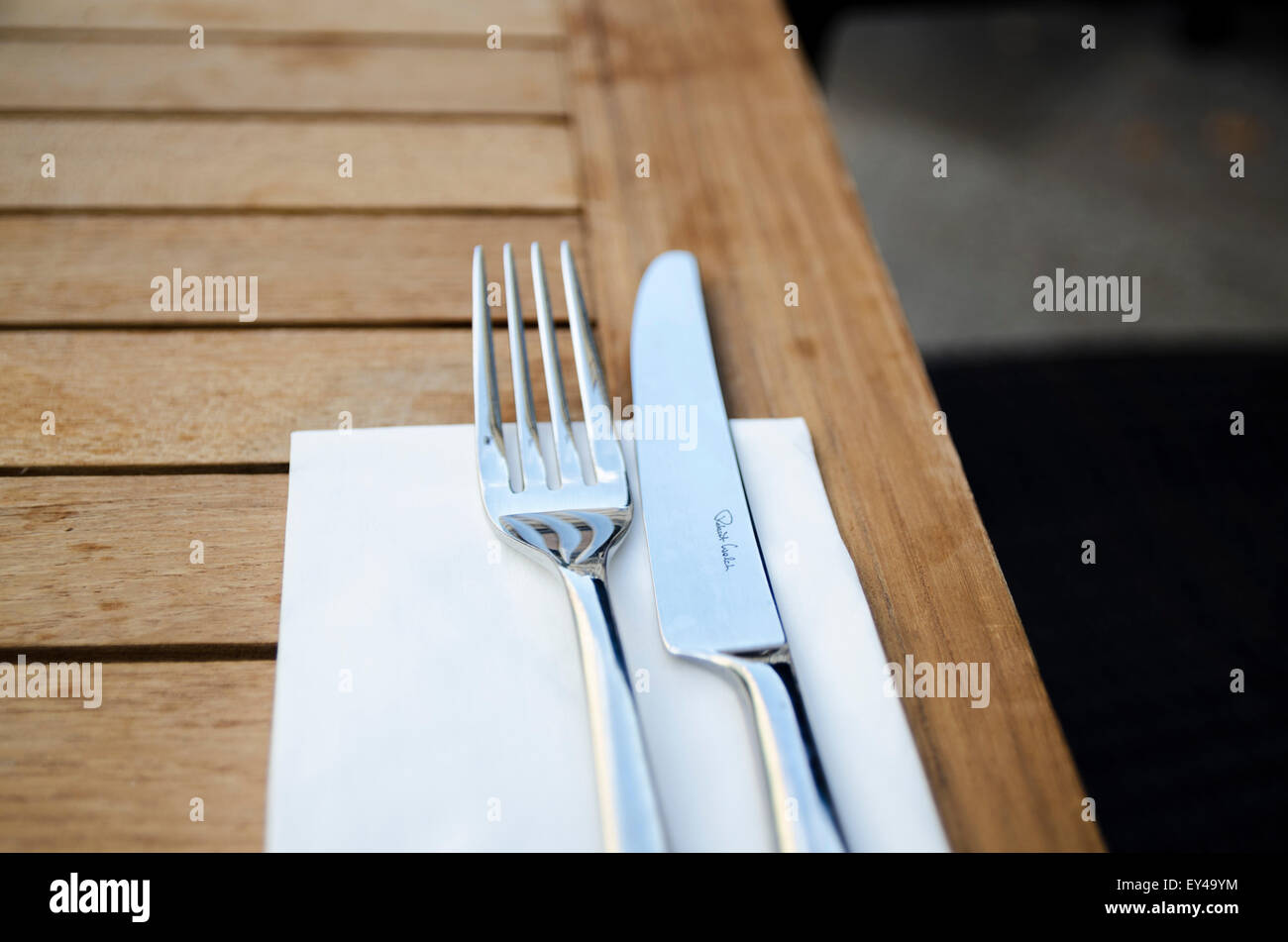 Branded cutlery hi-res stock photography and images - Alamy
