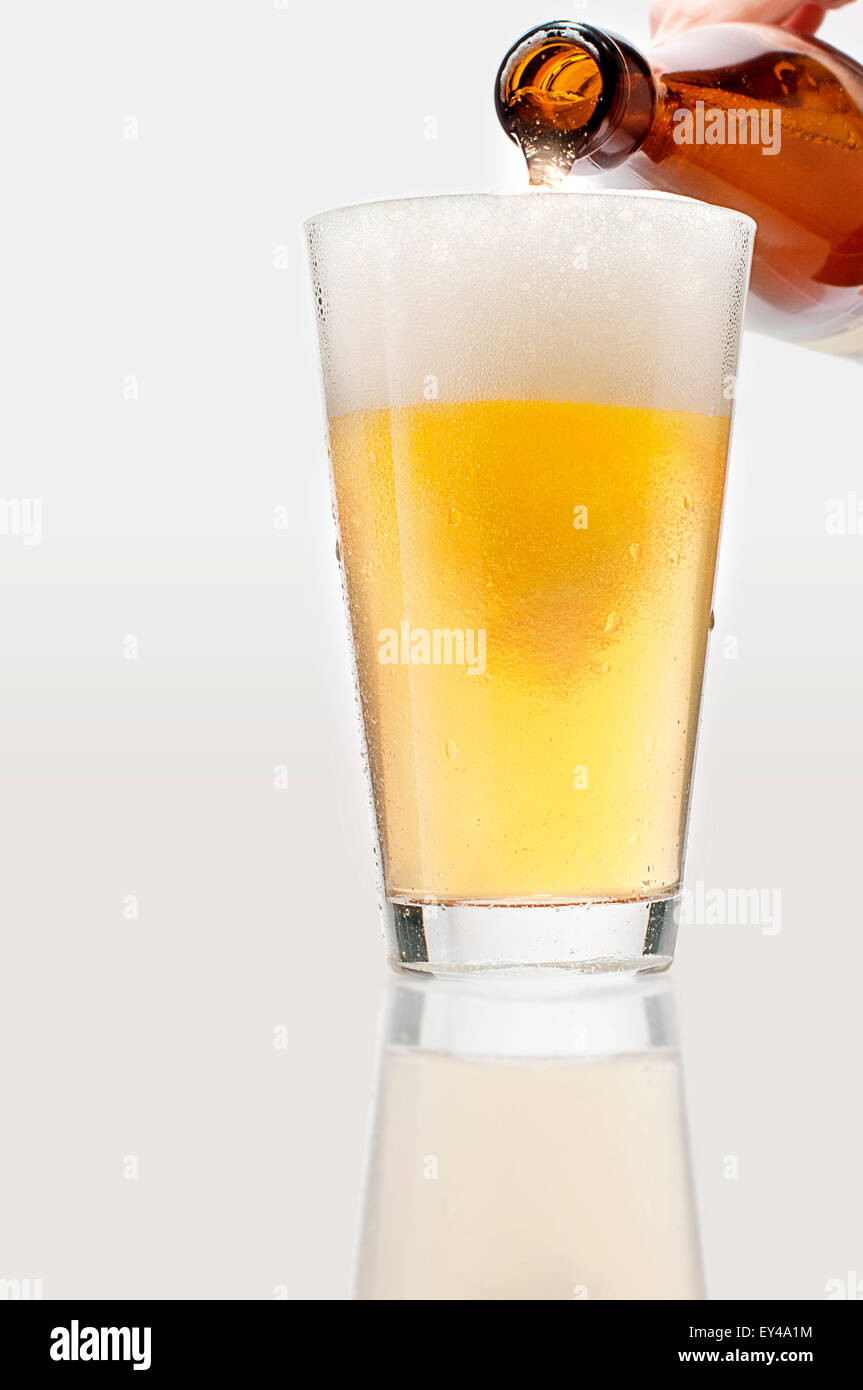 Close up pouring lager hi-res stock photography and images - Alamy