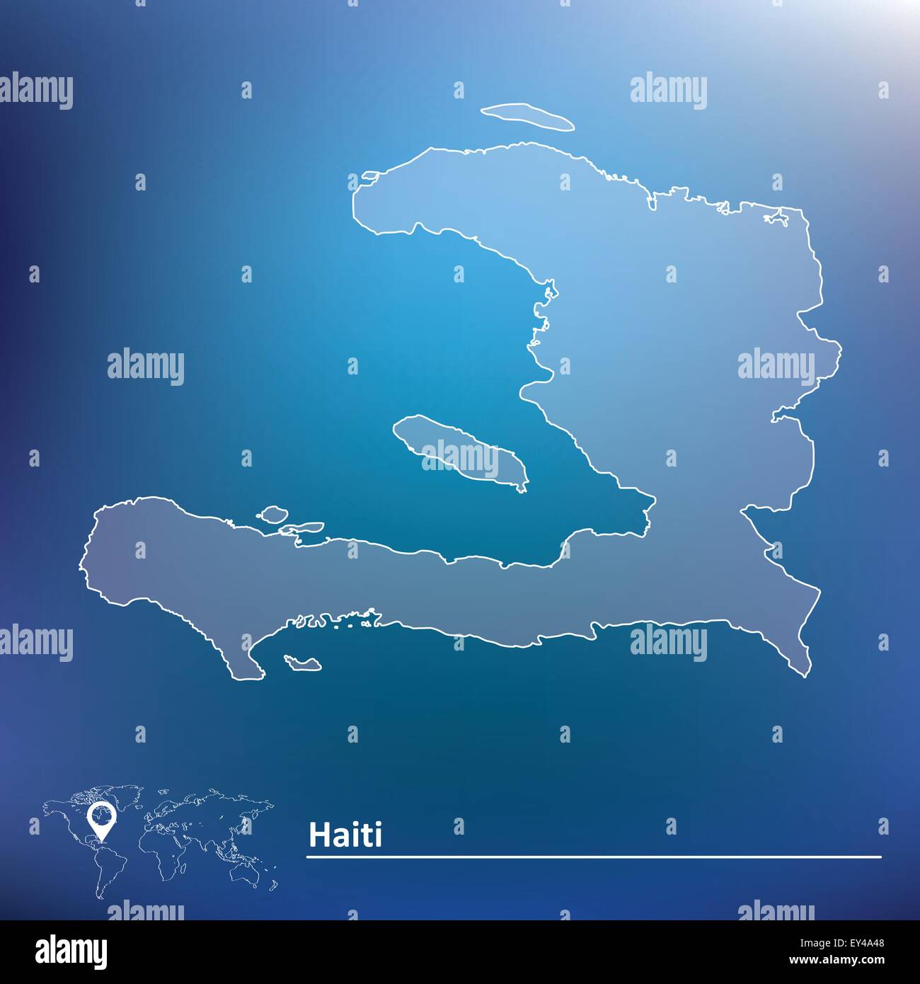 Map of Haiti - vector illustration Stock Vector Image & Art - Alamy