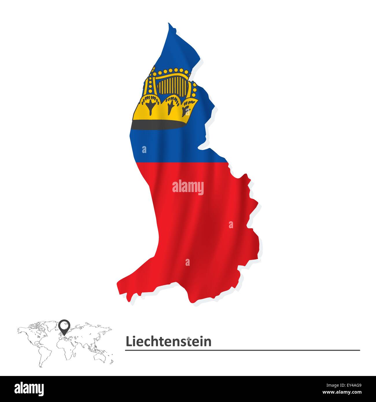 Map of liechtenstein Stock Vector Images - Alamy