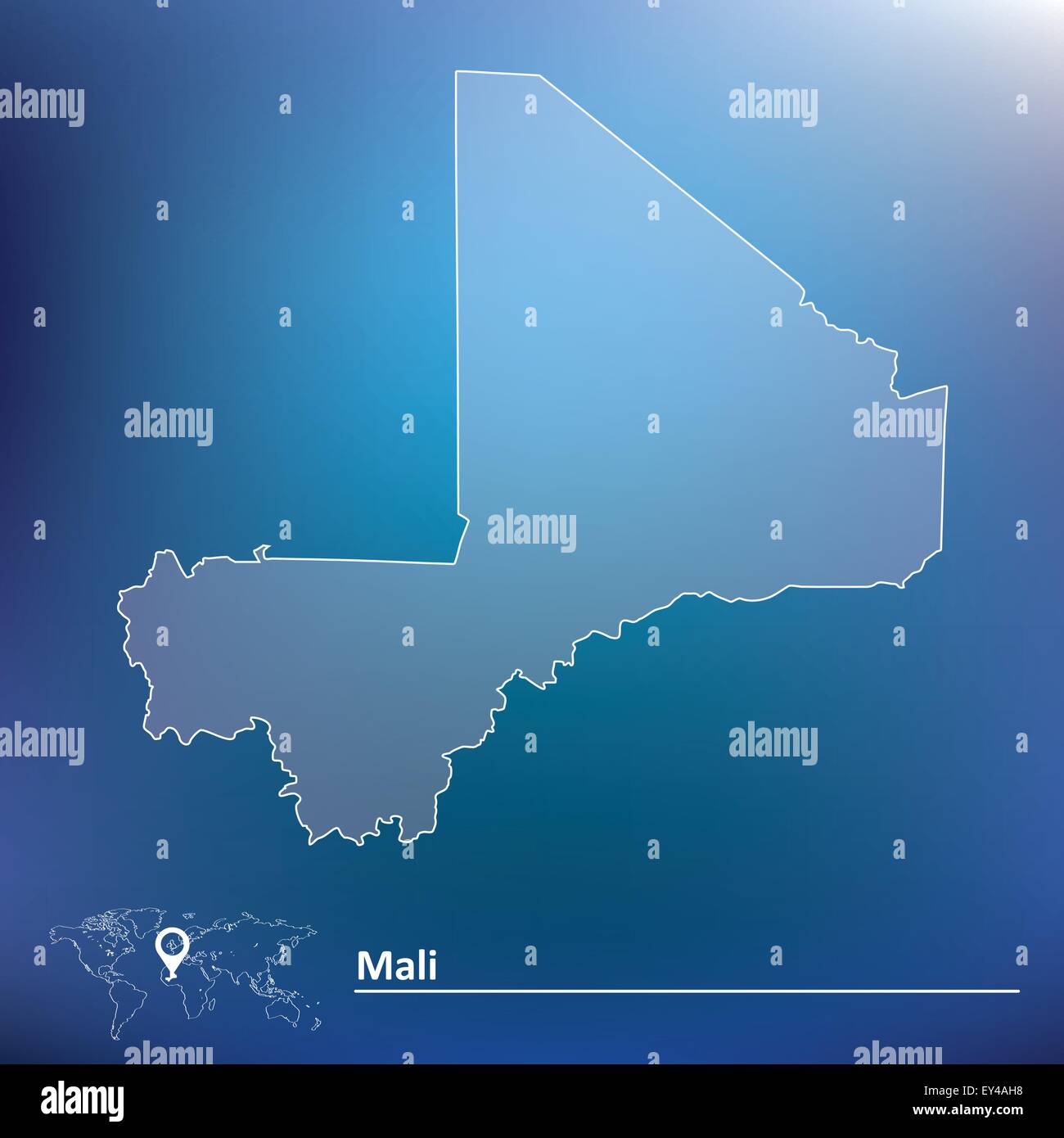 Map of mali hi-res stock photography and images - Alamy