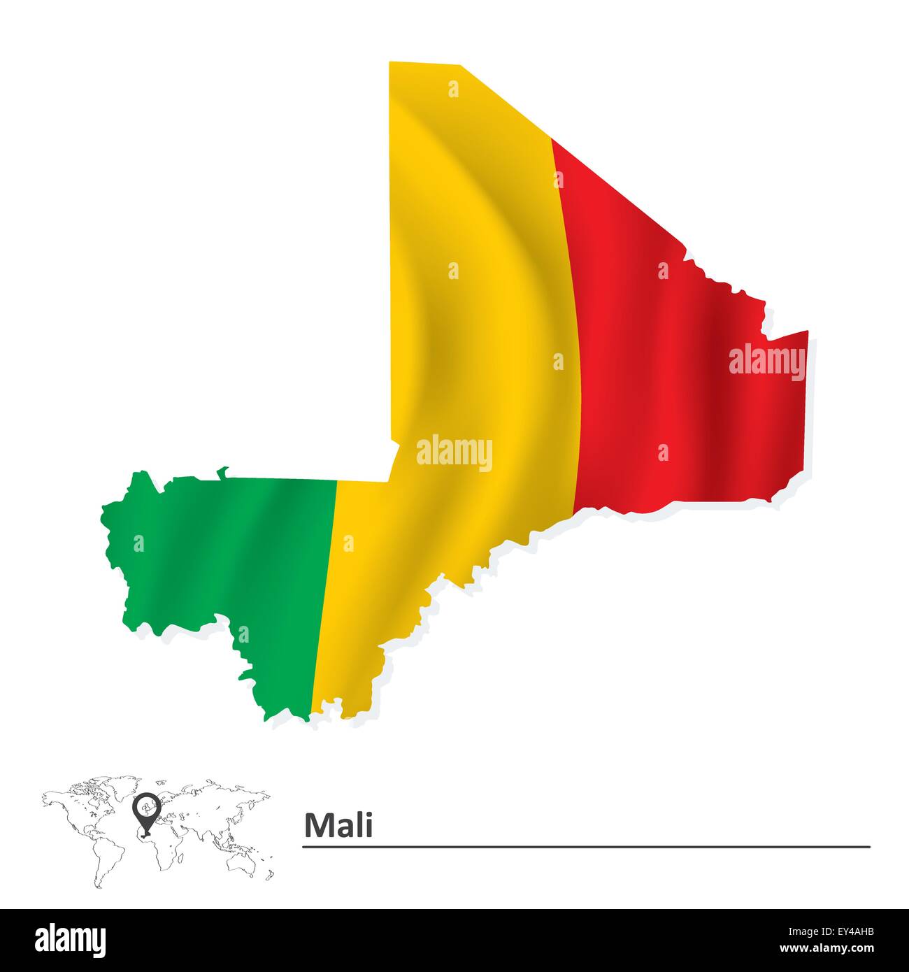 Map of mali hi-res stock photography and images - Alamy