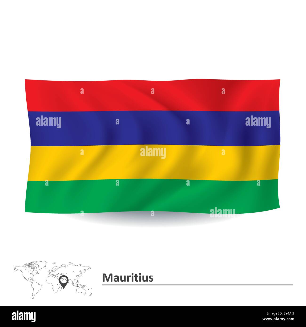 Mauritius map vector vectors hi-res stock photography and images - Alamy