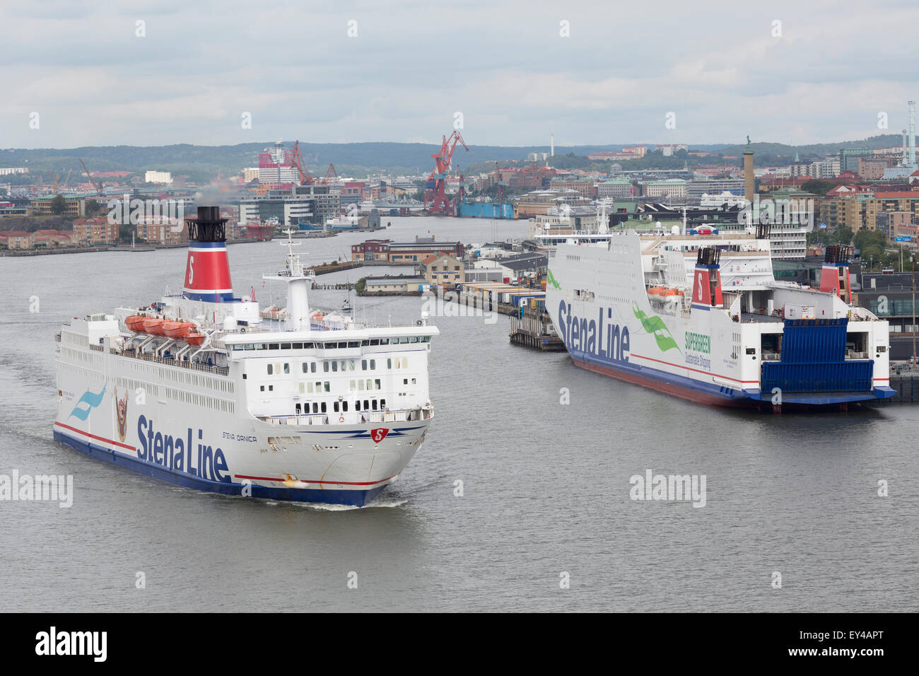 Stena Danica at Gothenburg Stock Photo - Alamy
