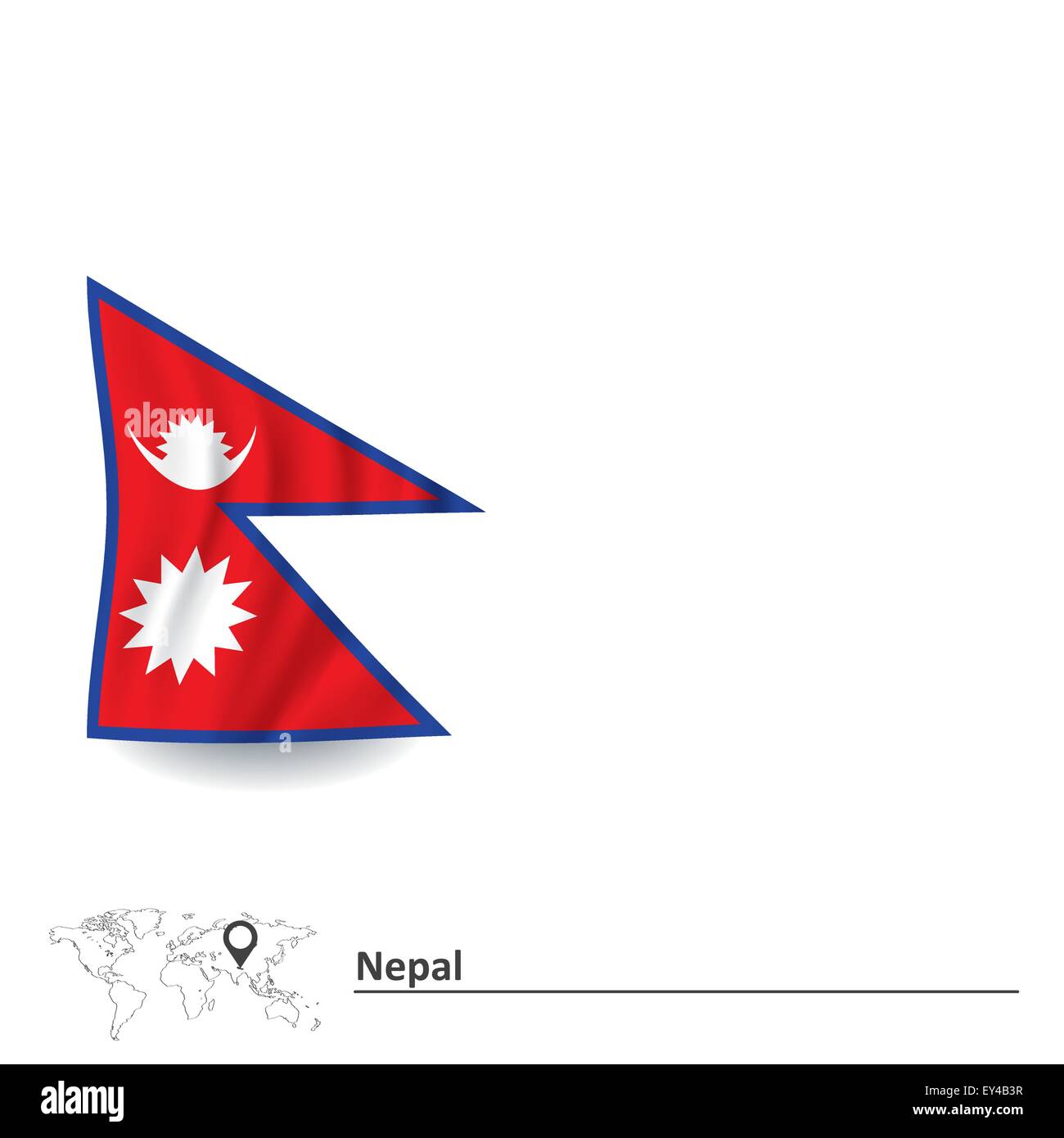 Flag of Nepal - vector illustration Stock Vector Image & Art - Alamy Flag of Nepal - vector illustration Stock Vector Image & Art - Alamy