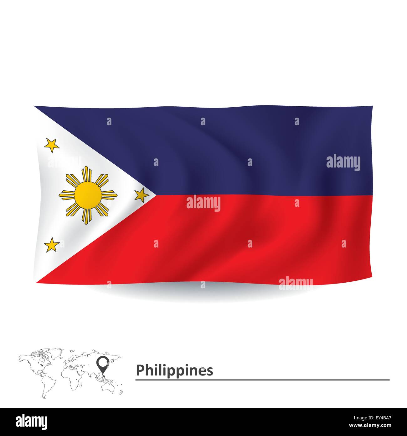 Philippines vector illustration Cut Out Stock Images & Pictures - Alamy