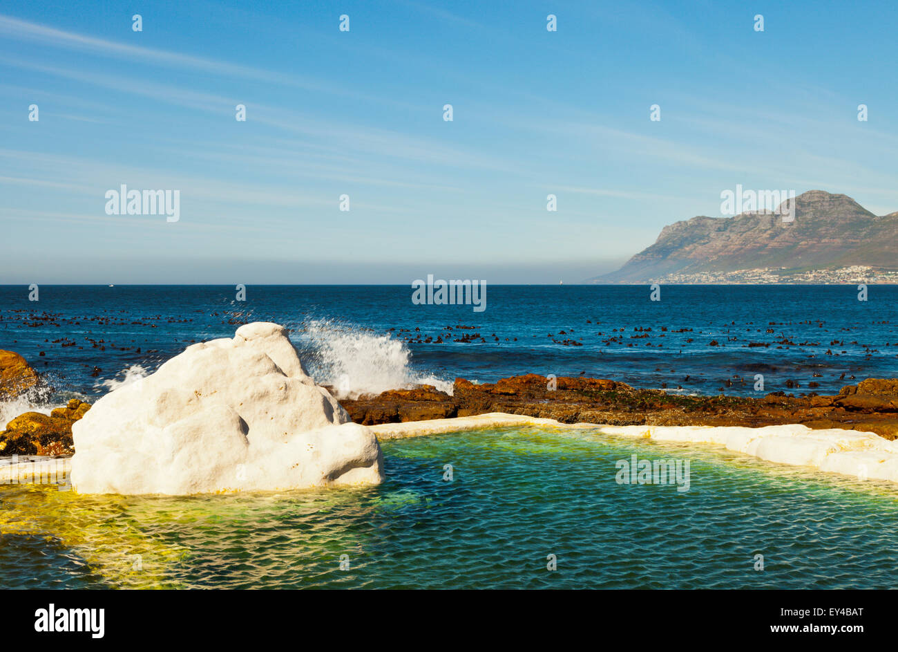 Wooley's tidal pool salt water swimming pool between Fish Hoek and Kalk ...