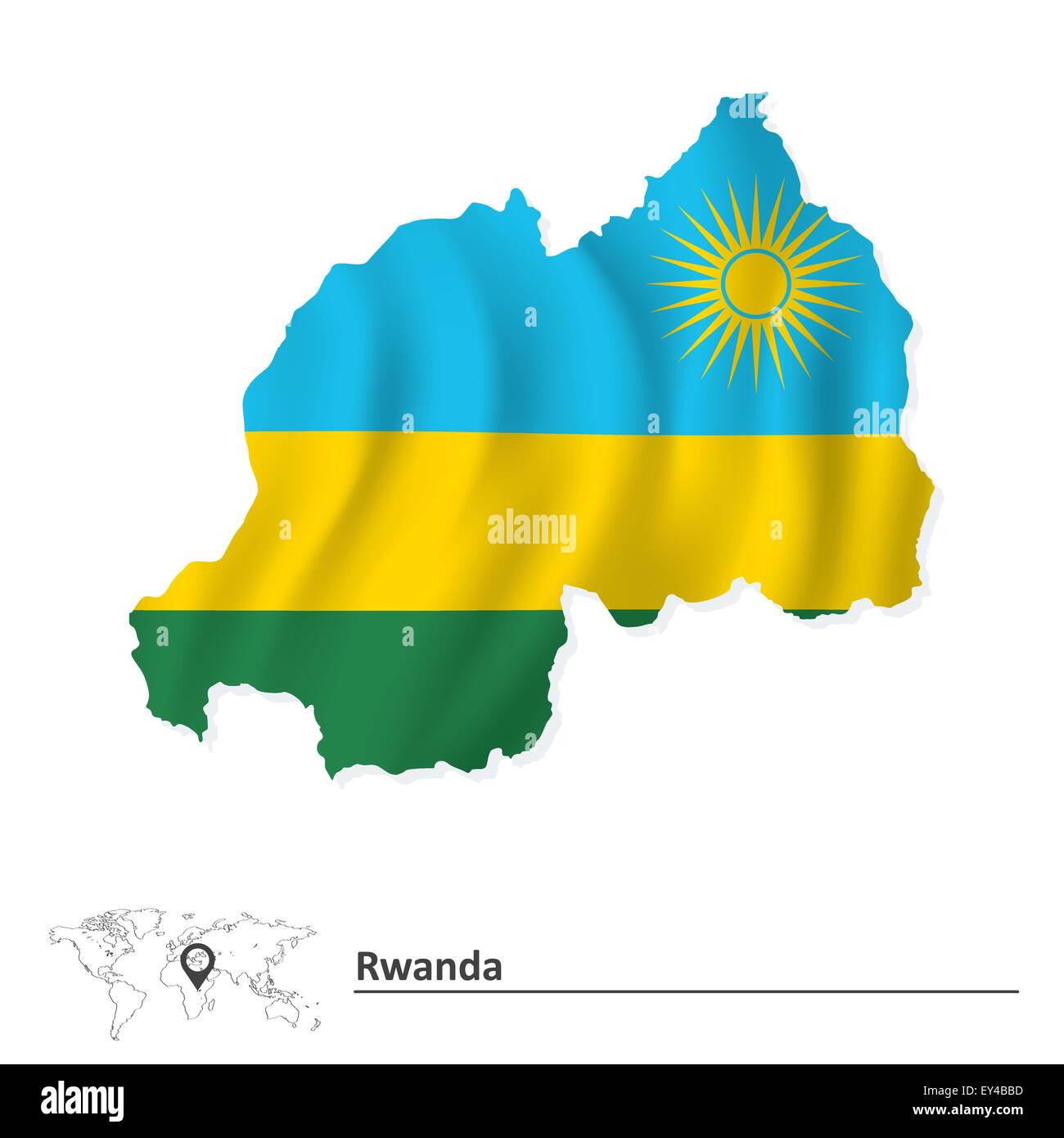 Map of rwanda hi-res stock photography and images - Alamy