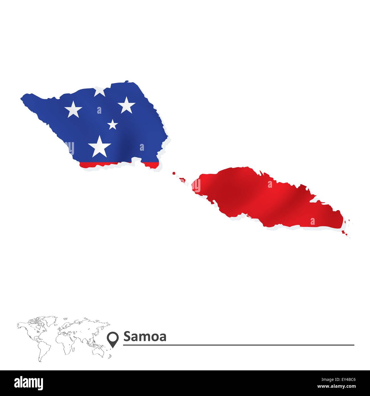 Map of samoa hi-res stock photography and images - Alamy